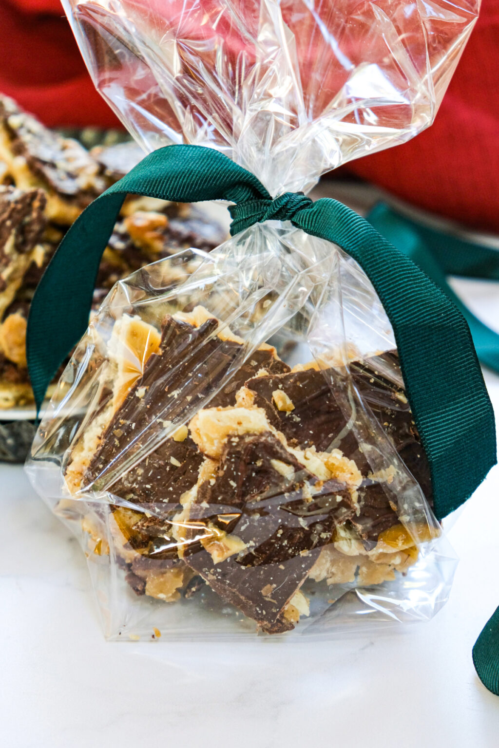 Saltine Cracker Toffee aka Brickle Recipe- The Foodie Affair
