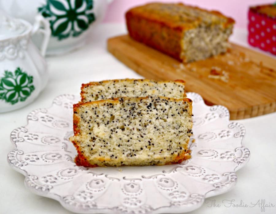Almond Poppyseed Bread For Tea | The Foodie Affair