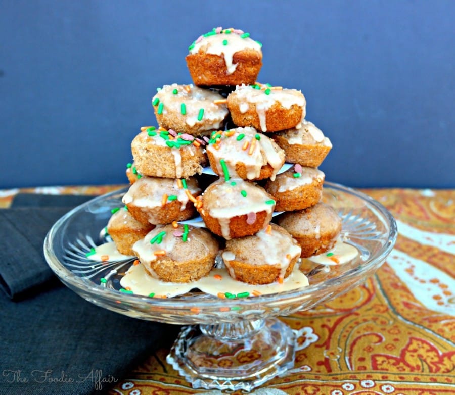 Baked Donut Birthday Cake Tower | The Foodie Affair