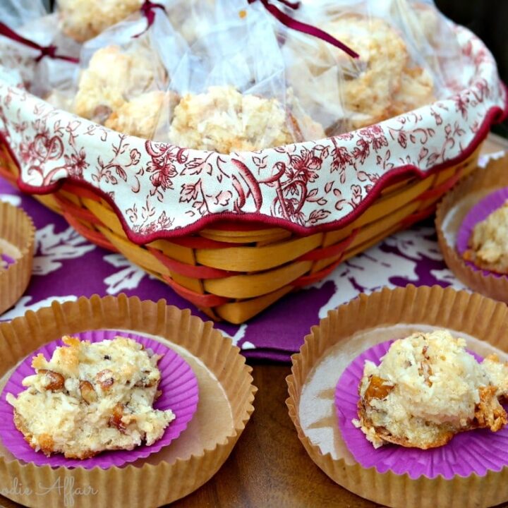 Maple Pecan Coconut Macaroons | The Foodie Affair