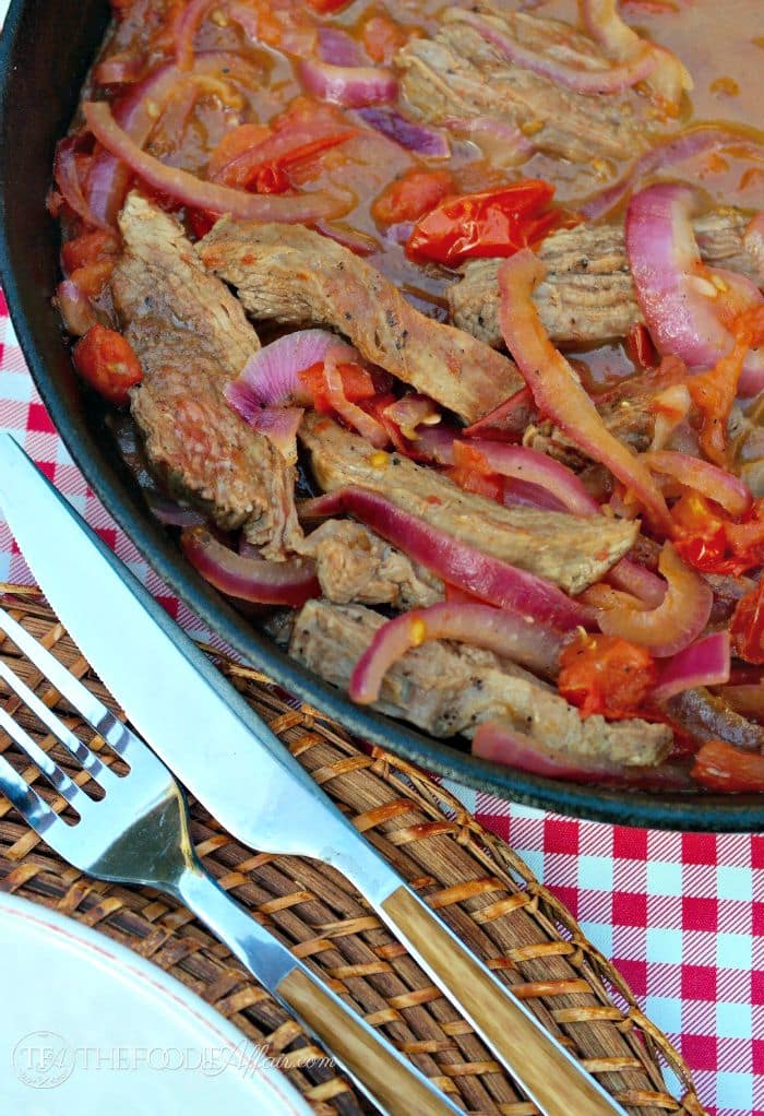 Easy Beef Saltado With Roasted Potatoes | The Foodie Affair