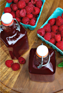 Raspberry Syrup for Drinks - Alcoholic or Non-Alcoholic | The Foodie Affair