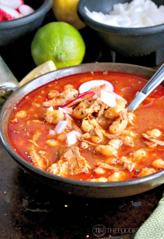 Nana's Mexican Pozole Rojo (Red) Recipe - The Foodie Affair