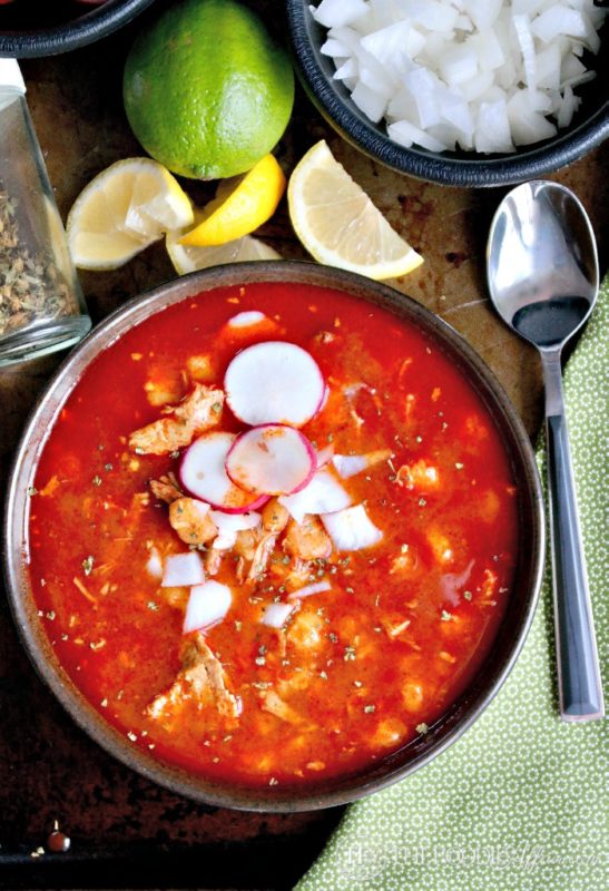 Nana's Mexican Pozole Rojo (Red) Recipe - The Foodie Affair