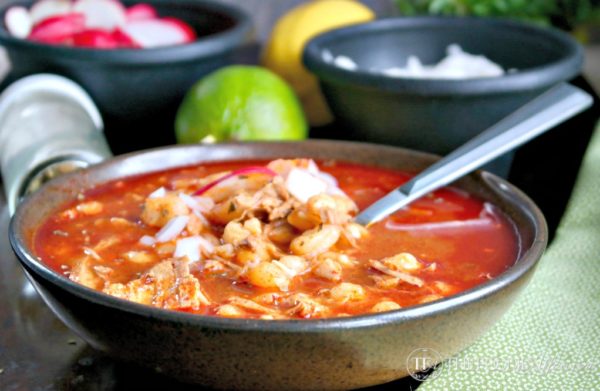 Nana's Mexican Pozole Rojo (Red) Recipe - The Foodie Affair