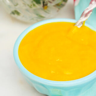Easy Fresh Mango Puree - 5 Minute Recipe - The Foodie Affair