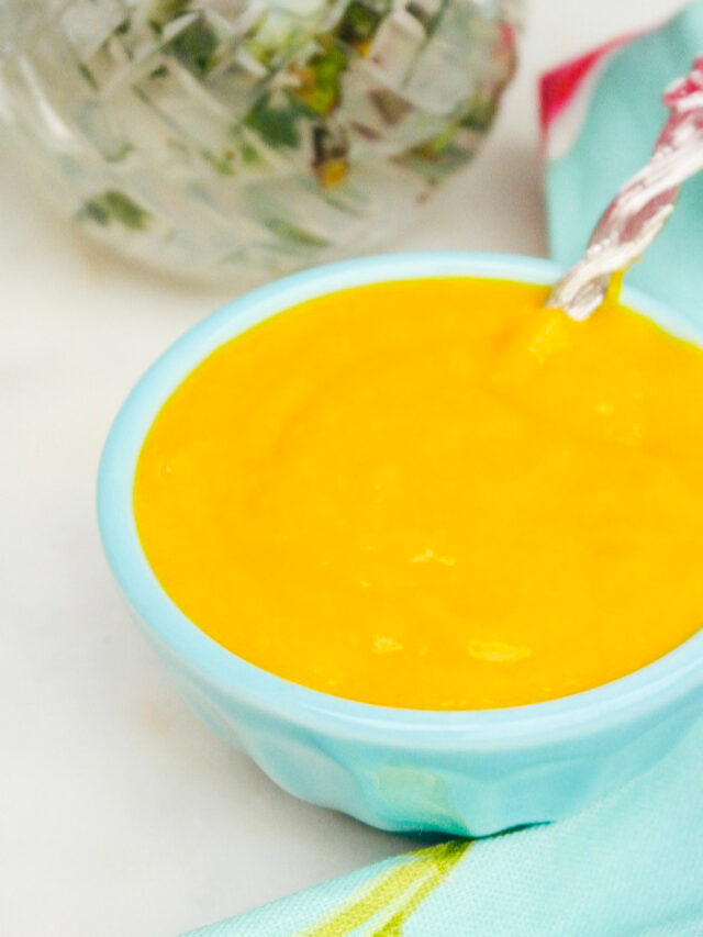 EASY MANGO PUREE RECIPE Story • The Foodie Affair