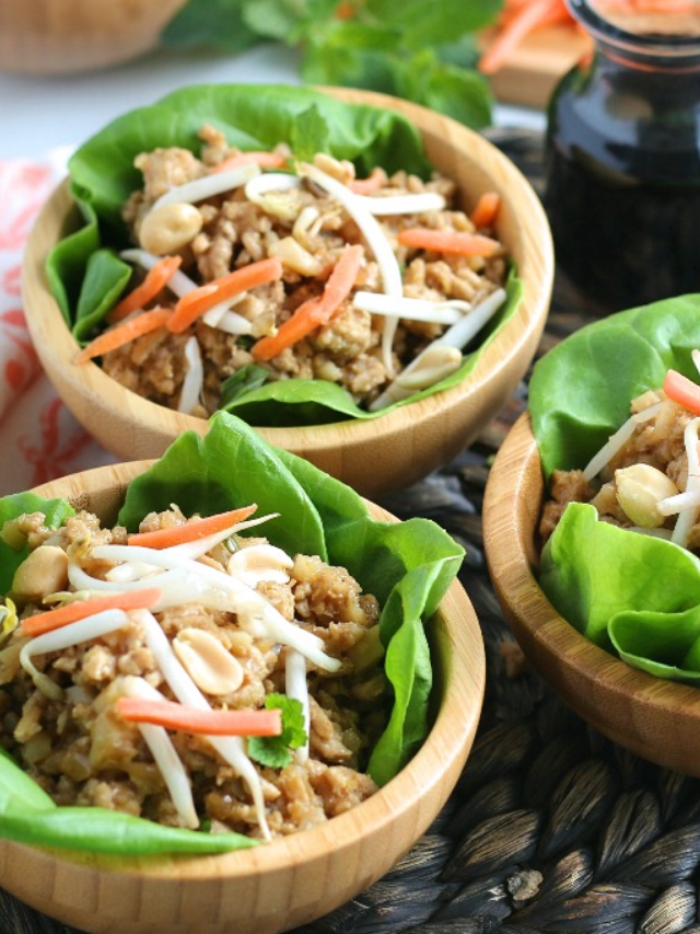 HEALTHY ASIAN LETTUCE WRAPS STORY — The Foodie Affair