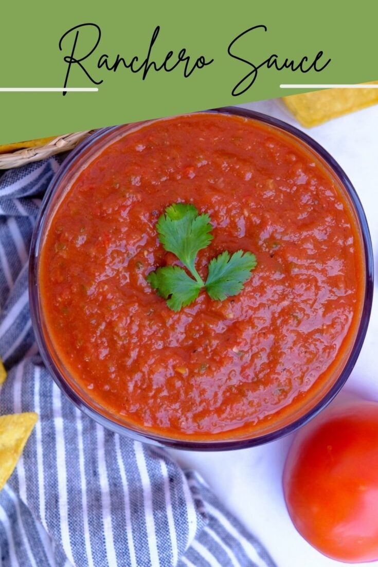 Ranchero Sauce Recipe (Chunky or Blended) - The Foodie Affair