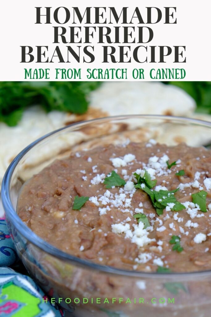 Easy Homemade Refried Beans Recipe - The Foodie Affair