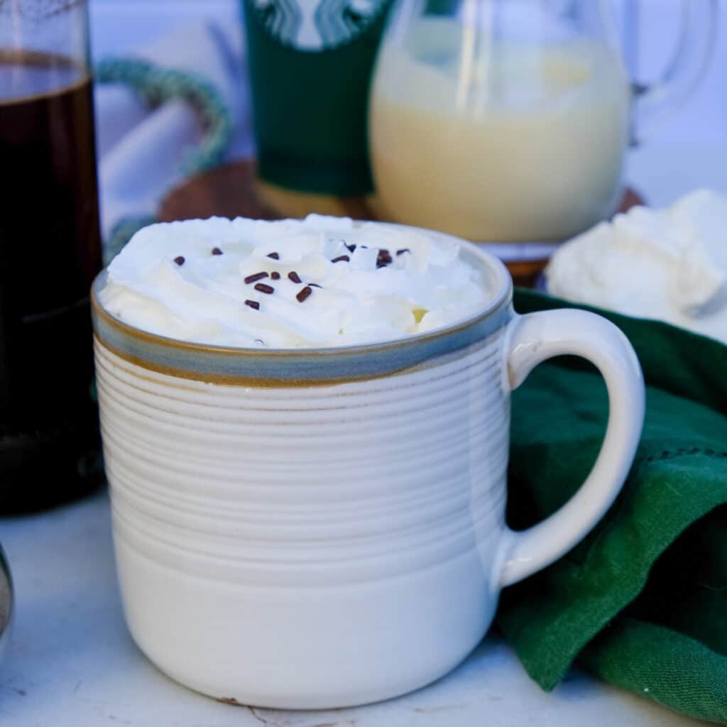 Copycat Starbucks White Chocolate Mocha - The Foodie Affair