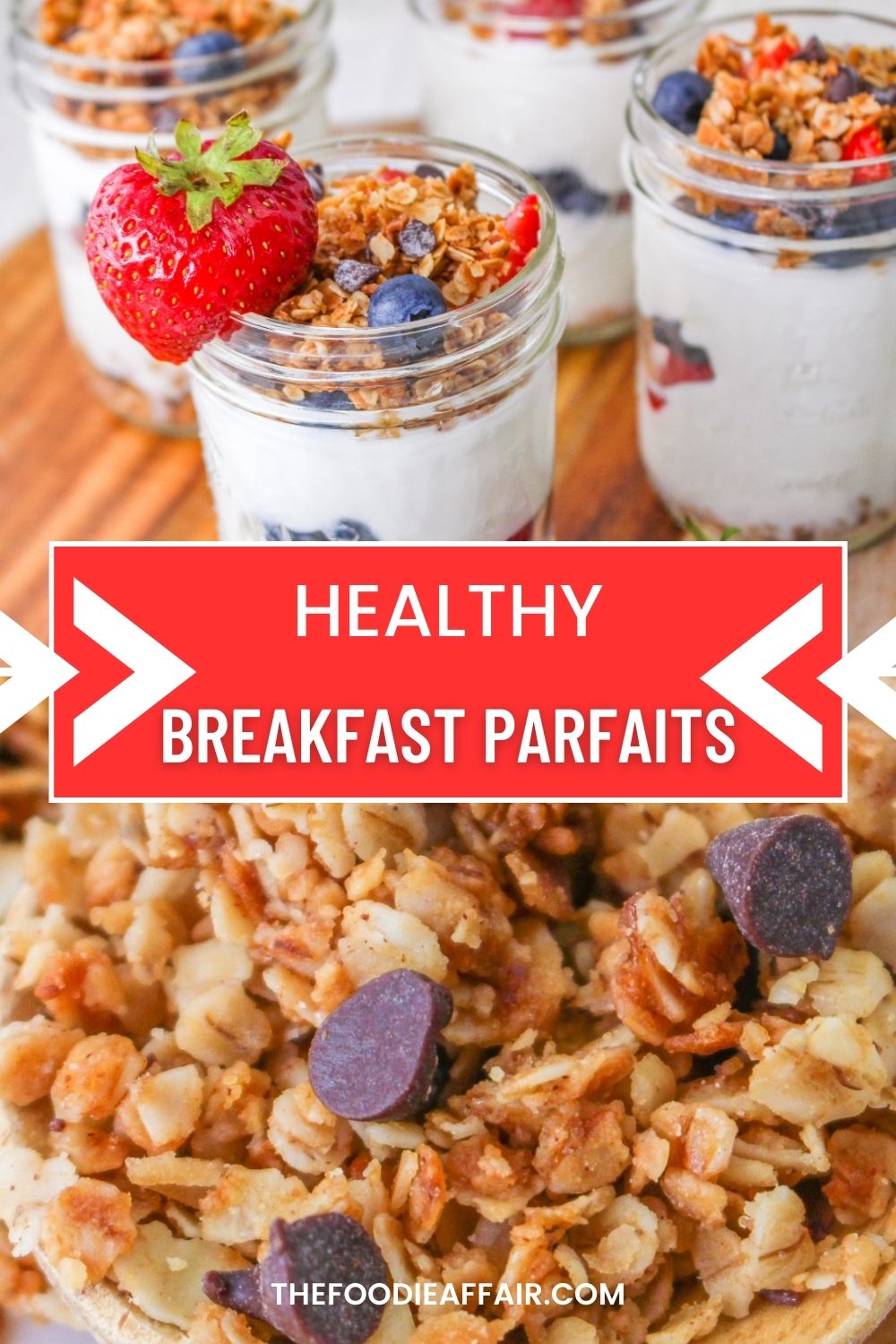 Healthy Breakfast Parfait Recipe - The Foodie Affair