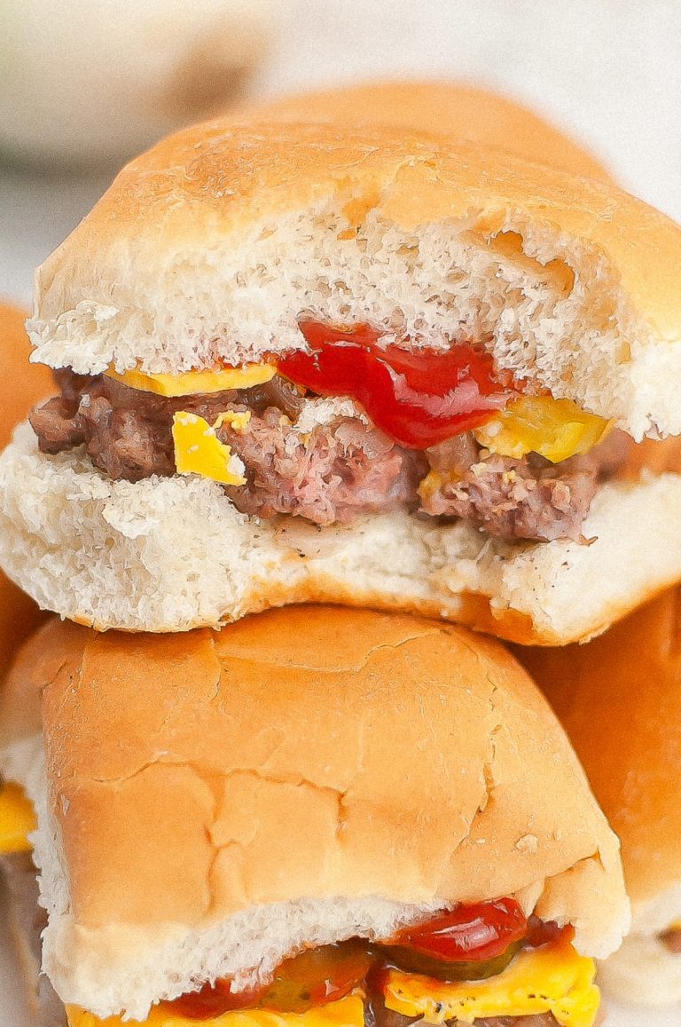 Homemade White Castle (Copycat) Sliders - The Foodie Affair