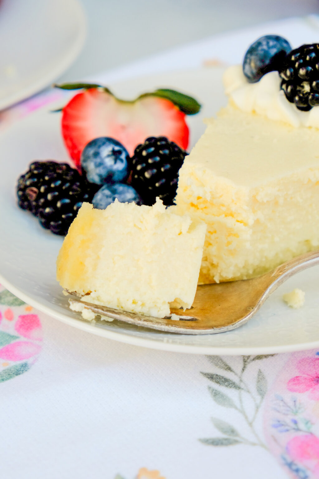 Cottage Cheese Cheesecake Recipe (keto, low carb) - The Foodie Affair
