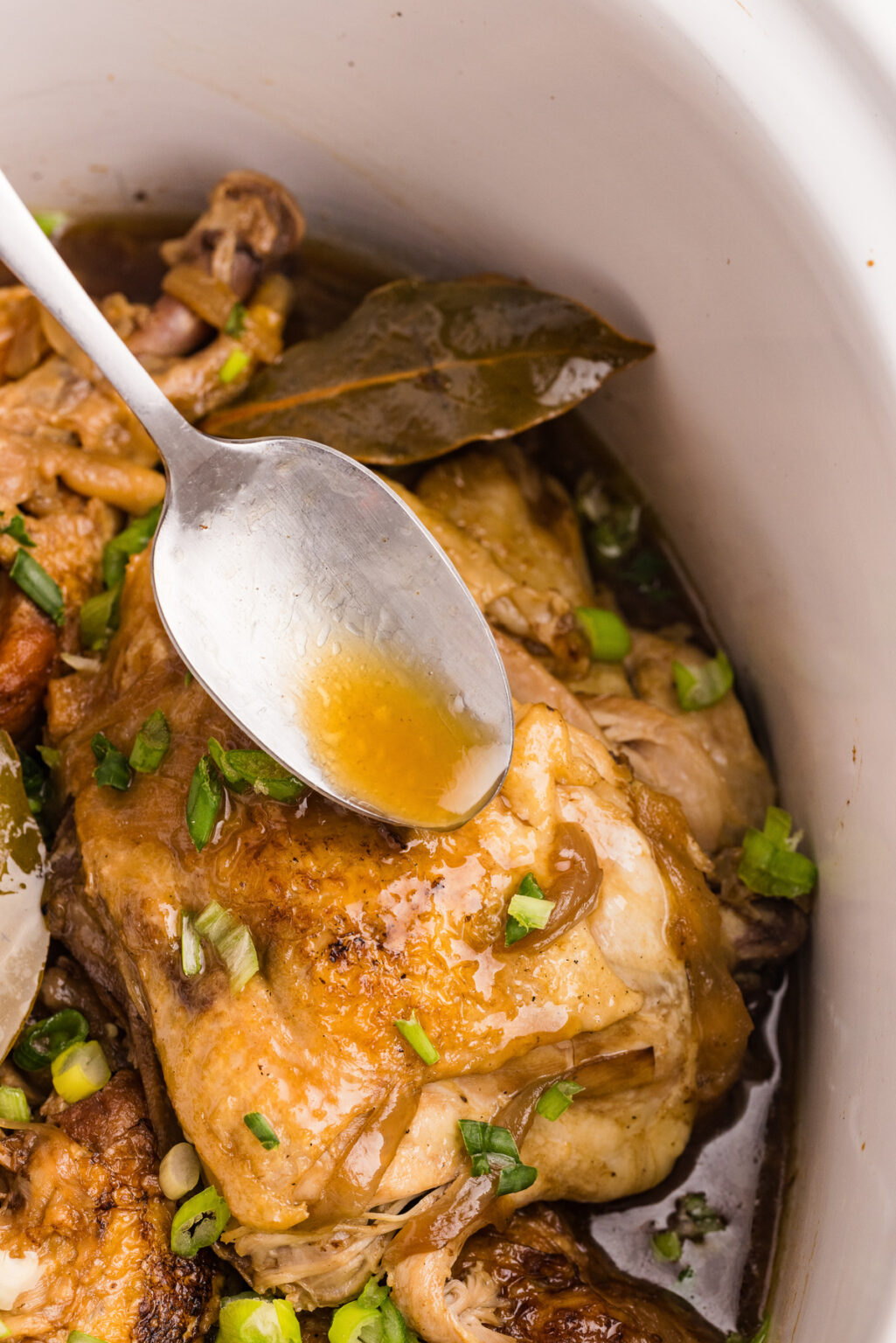 Easy Slow Cooker Chicken Adobo (Filipino Recipe) - The Foodie Affair