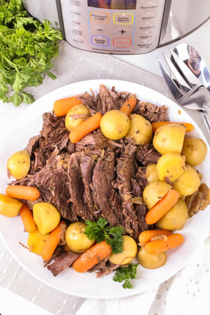 Instant Pot Frozen Roast Beef Recipe - The Foodie Affair