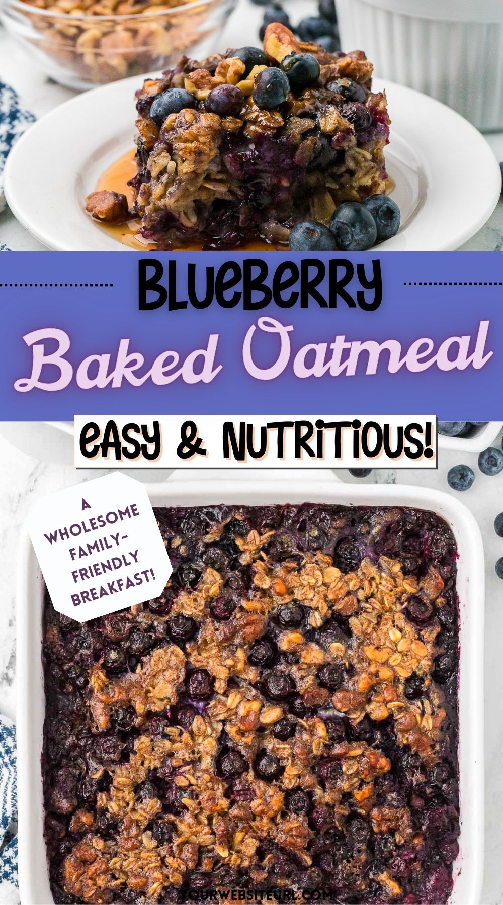 Simple Blueberry Baked Oatmeal Recipe - The Foodie Affair