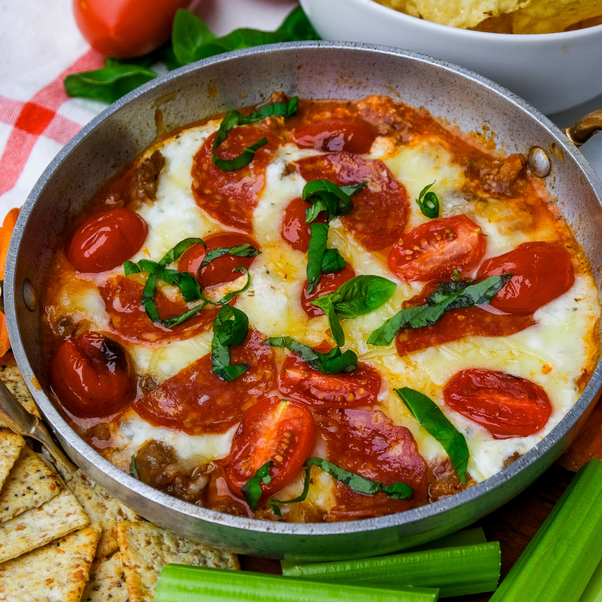 Easy Cottage Cheese Pizza Bowl Recipe