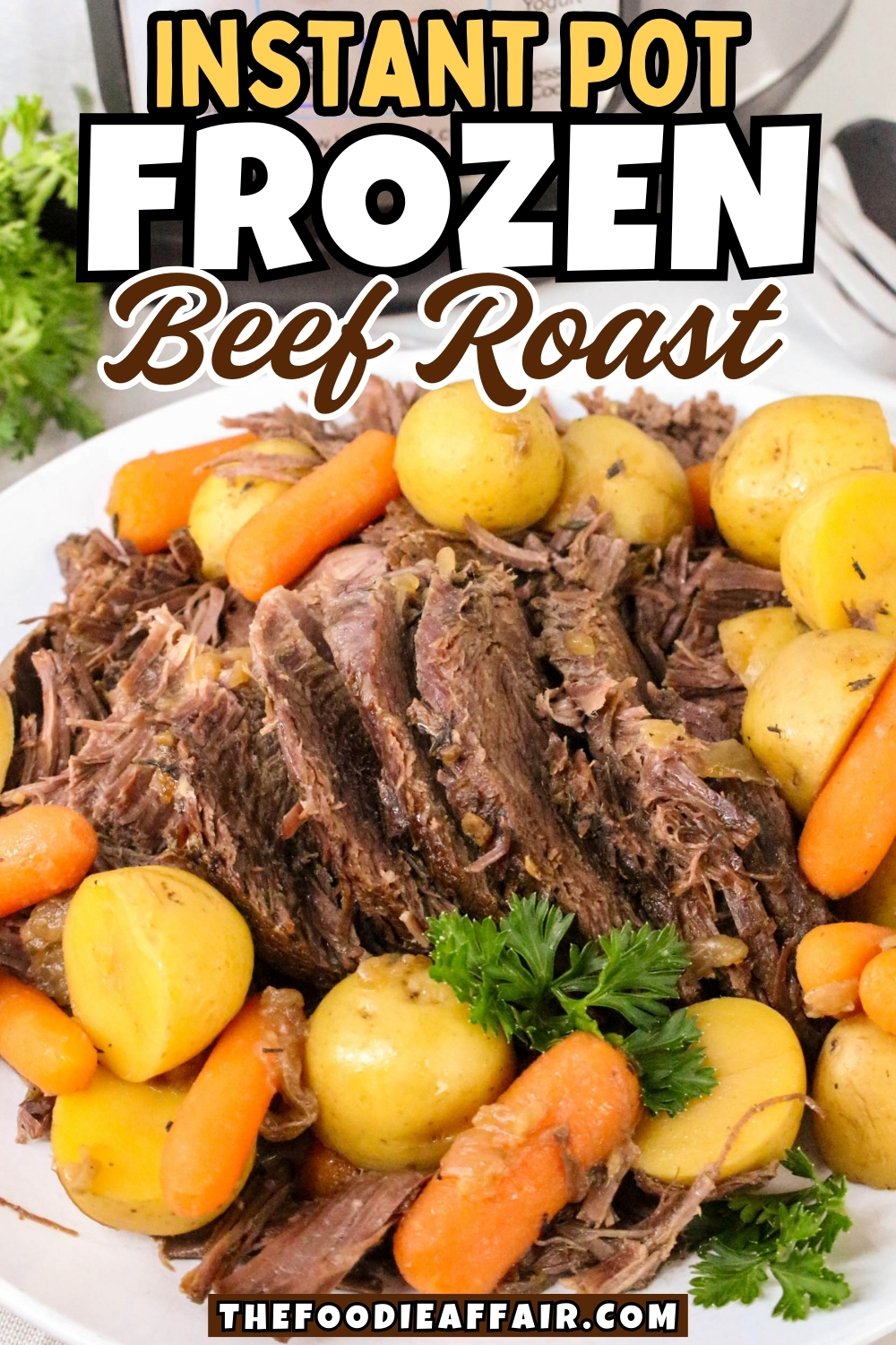 Instant Pot Frozen Roast Beef Recipe - The Foodie Affair