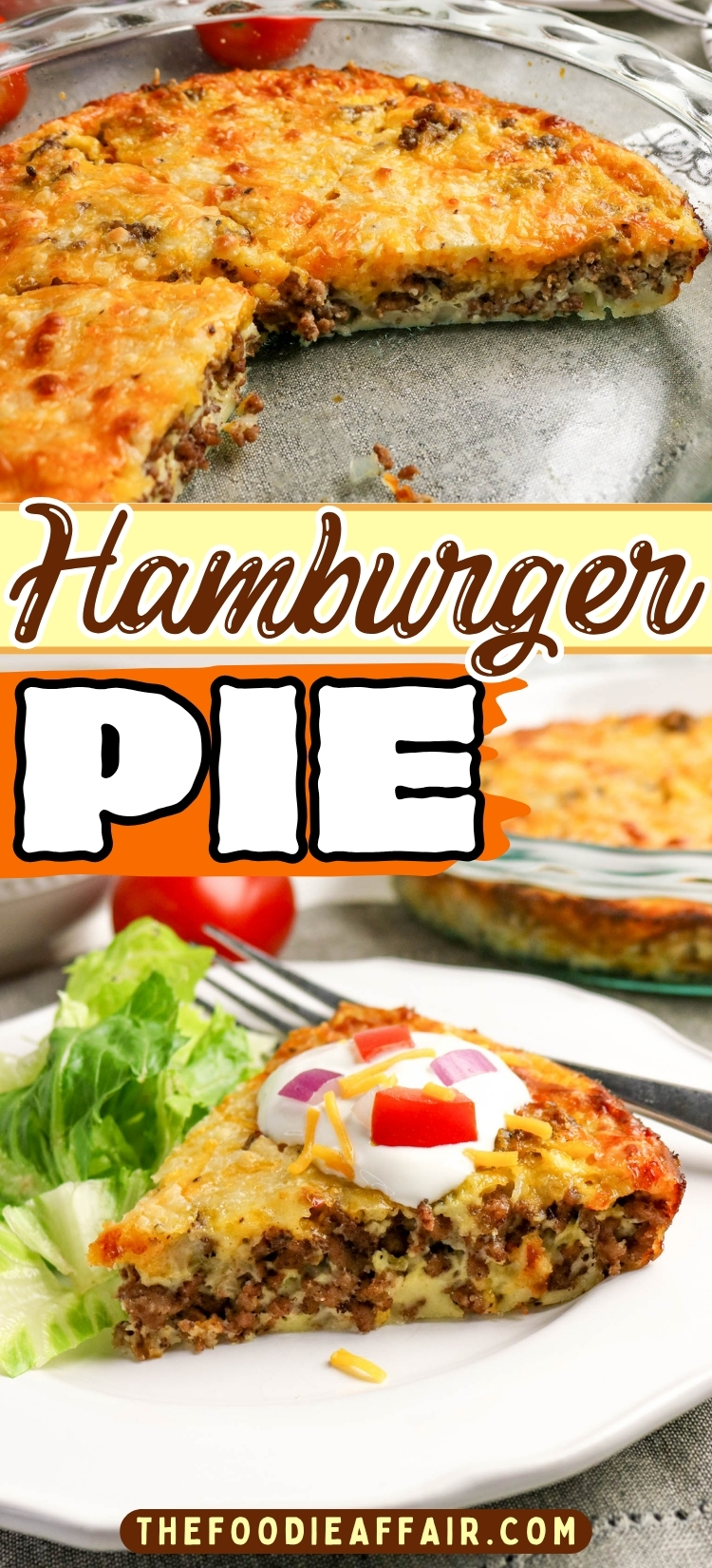 Cheesy Hamburger Pie Recipe - The Foodie Affair