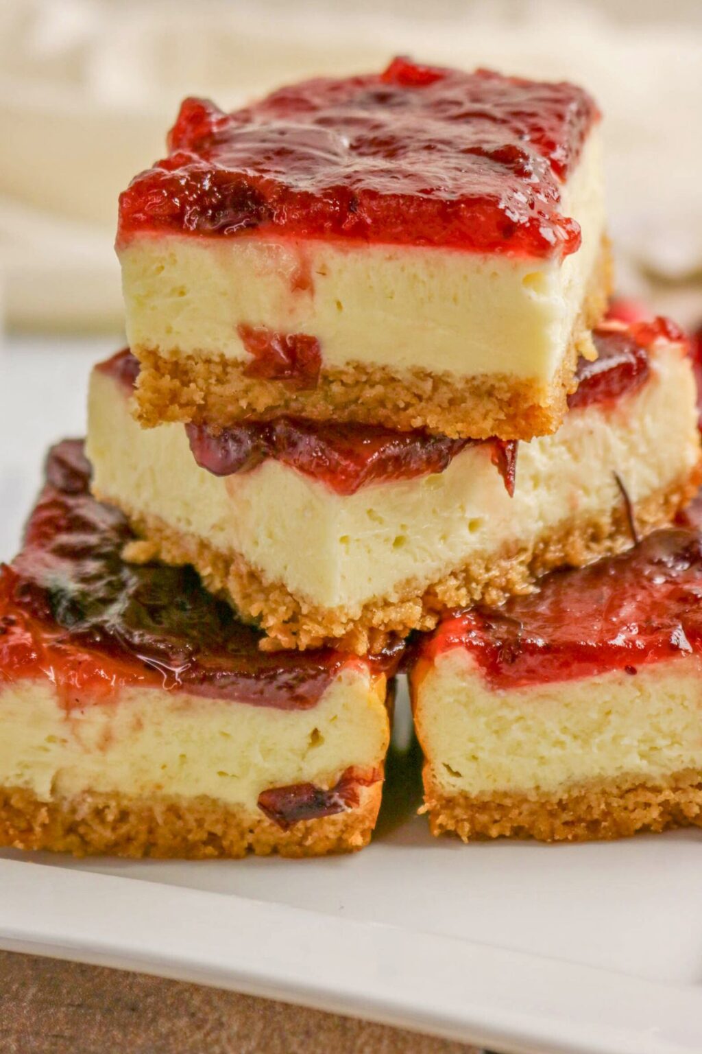 Easy Cranberry Cheesecake Bars Recipe