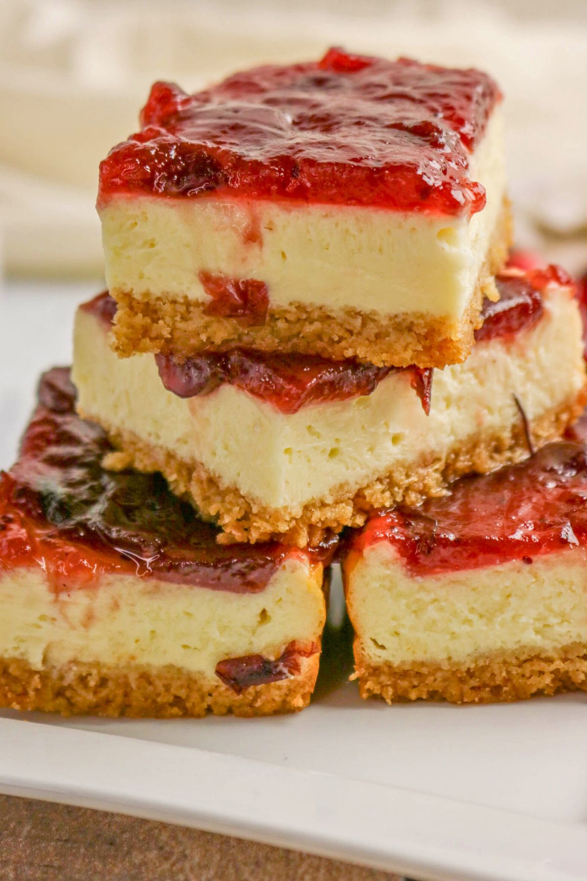 Easy Cranberry Cheesecake Bars Recipe