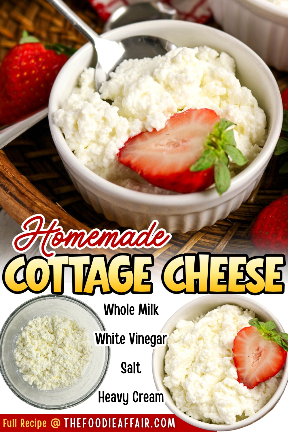 Homemade Cottage Cheese Recipe (Small Curd)-The Foodie Affair
